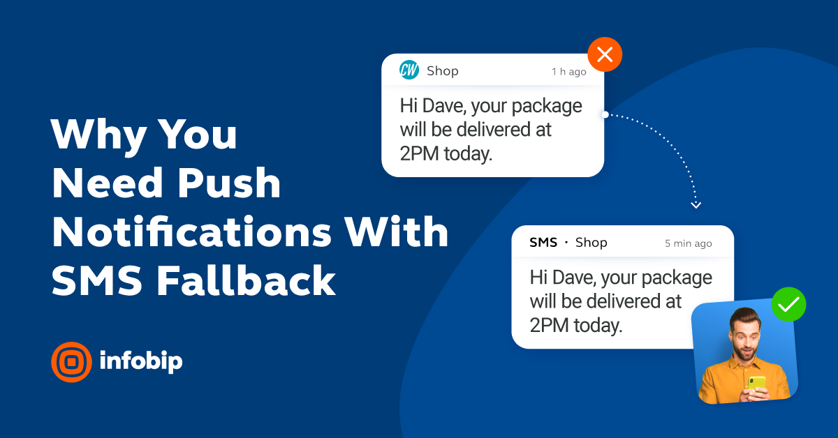 Push Notifications with SMS Fallback: Why You Need Both