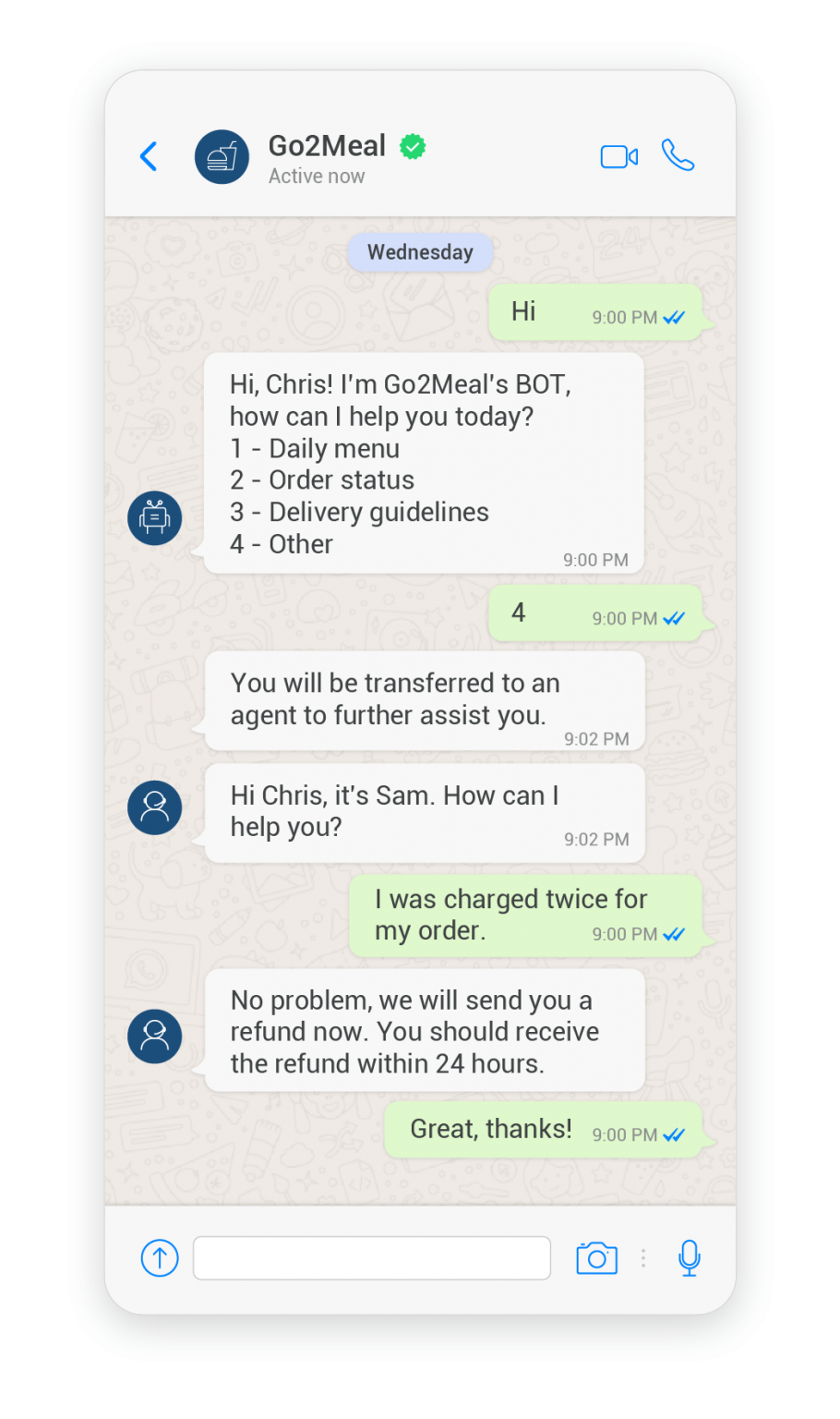 Critical Communications _Whatsapp_conversation - Infobip