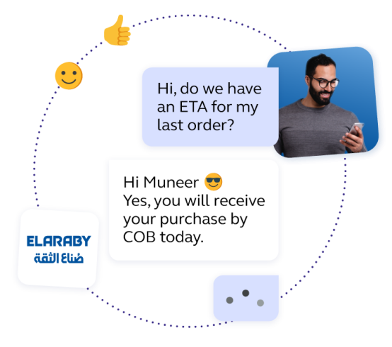 ELARABY: Enhanced CX with Conversations and Answers