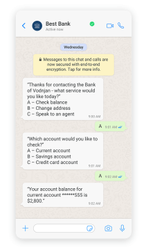 How to Design and Build a WhatsApp Chatbot – With Examples - Infobip