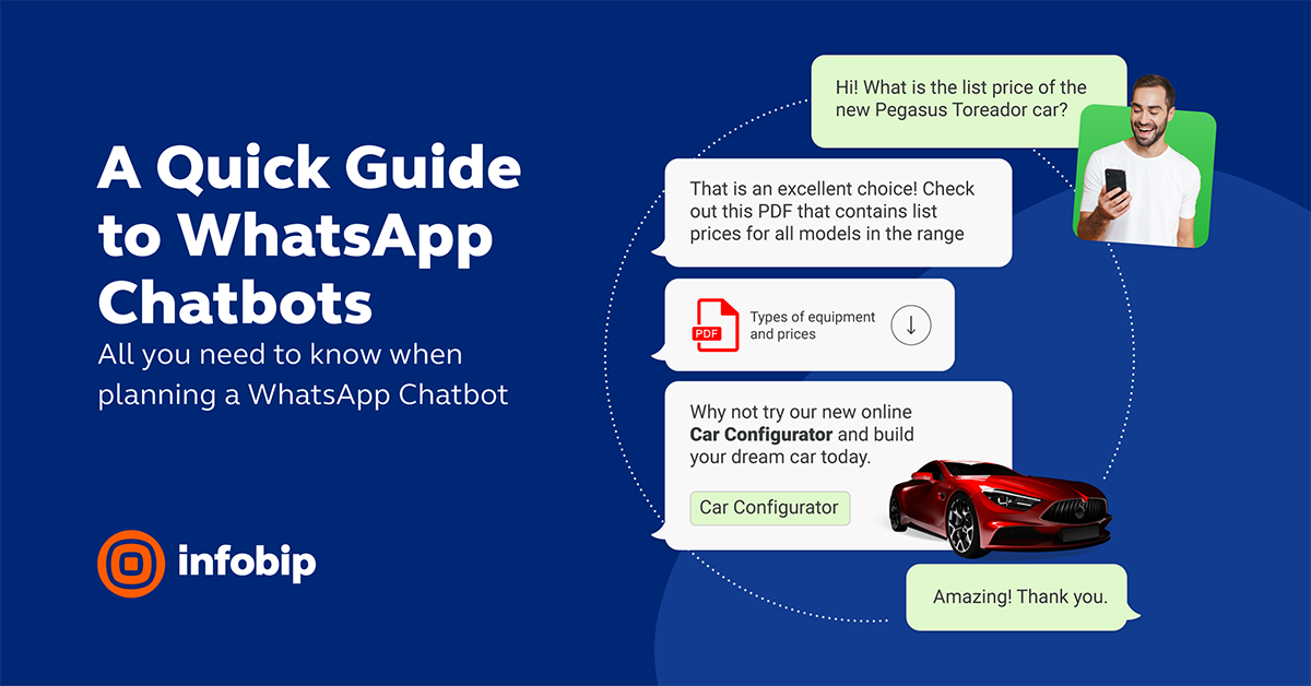 How to Design and Build a WhatsApp Chatbot – With Examples - Infobip