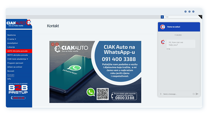 CIAK Auto: Improving CX with Digital Customer Service - Infobip